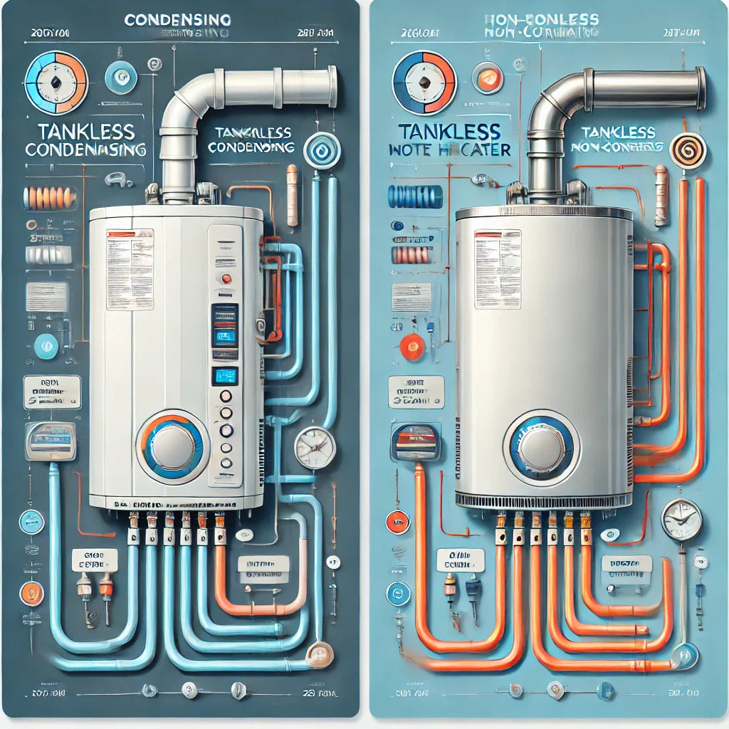 Tankless Condensing vs. Tankless Non-Condensing Water Heaters: What's ...